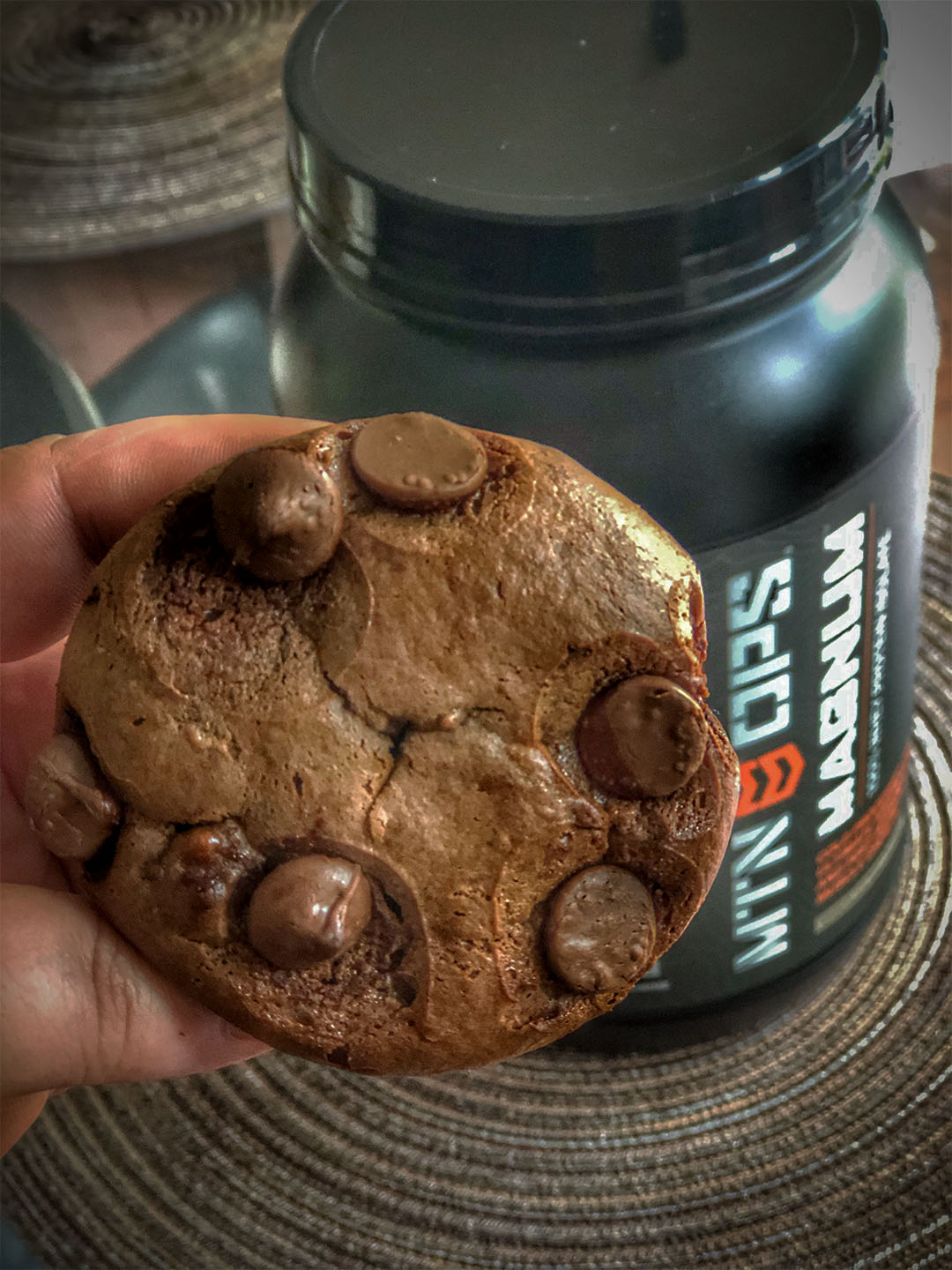 MTN OPS Chocolate Peanut Butter Banana Blender Protein Muffins - Crush ...